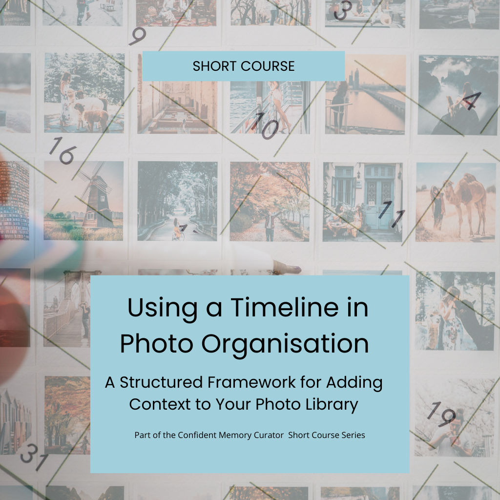 Using a Timeline in Photo Organisation – The Memory Curator
